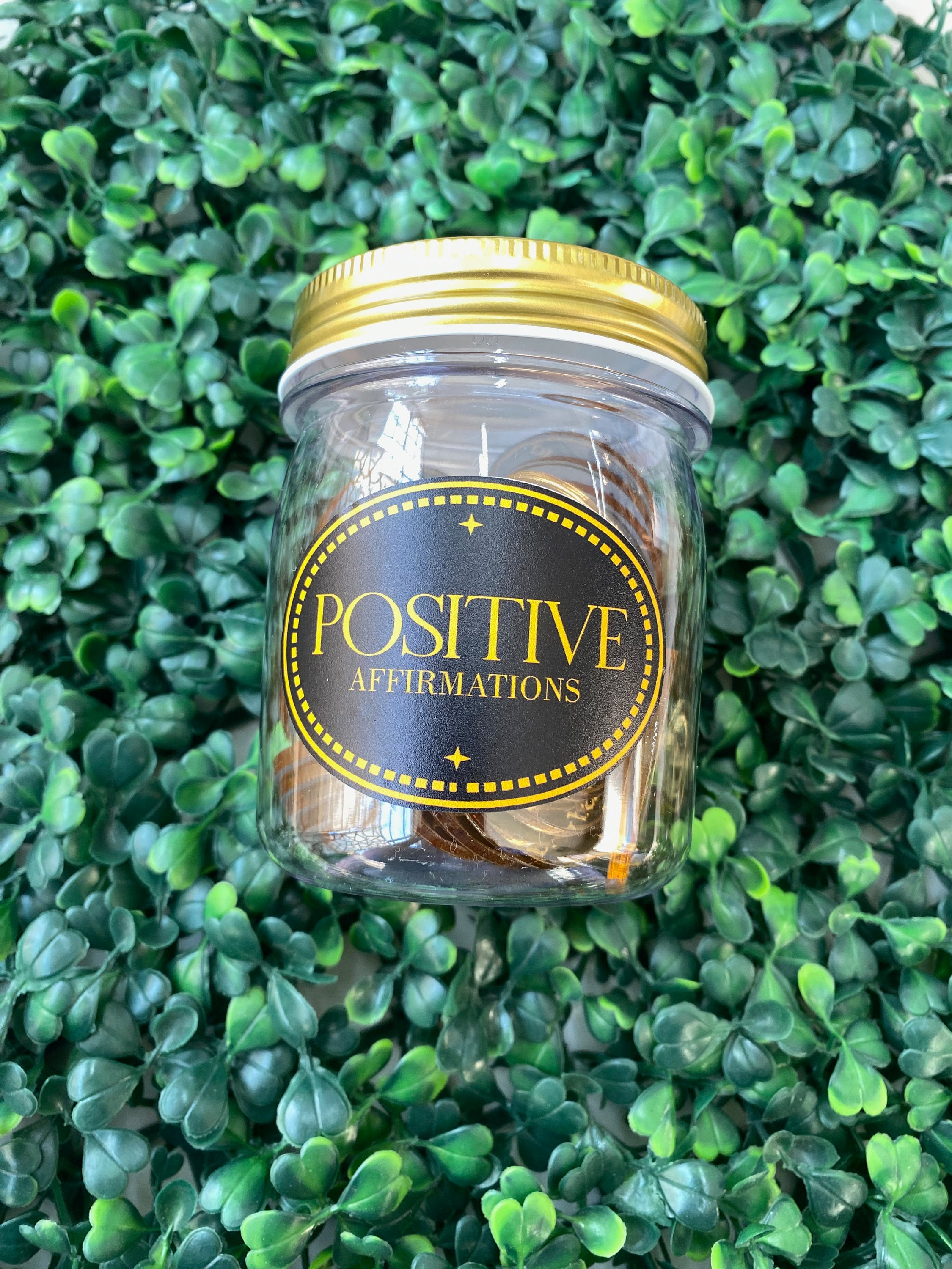 Daily Positive Affirmations Token Jar/ Christmas Gift/ - Etsy