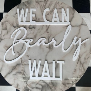 We Can Bearly Wait - Etsy