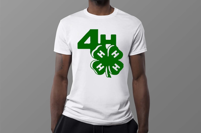 4-H Clover SVG: Logo Vector, Cricut Silhouette File (digital File) - Etsy
