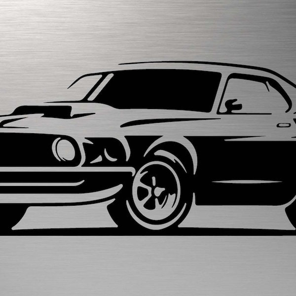 Muscle Car Silhouette Svg - Etsy