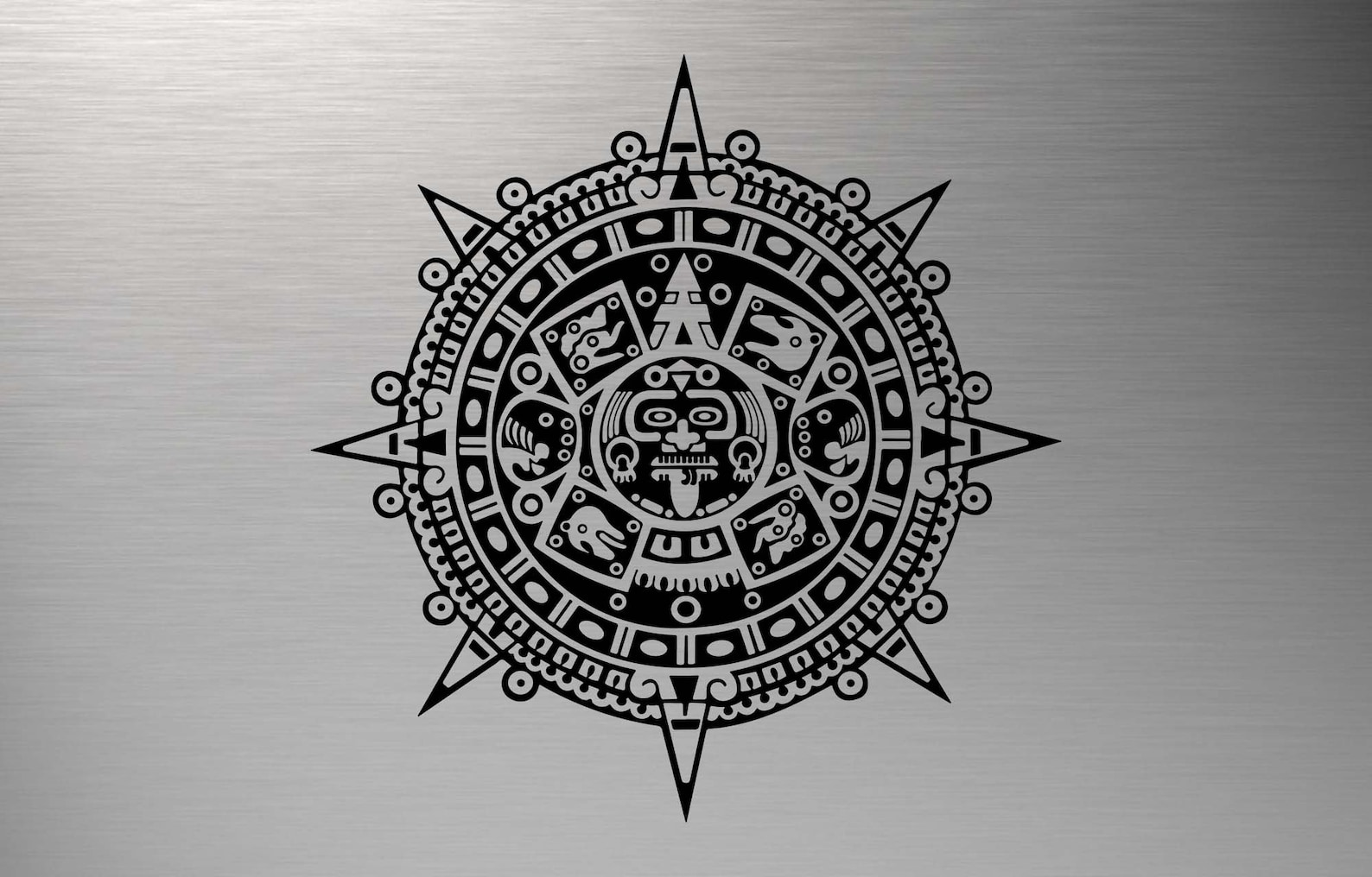 Aztec Svg, Aztec Dxf, Aztec Silhouette, Aztec Vector, Aztec Calendar ...