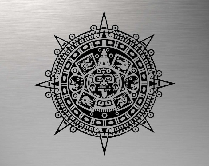 Aztec Calendar, Calendar, Azteca, SVG, DXF, PNG, Vector, Screen ...
