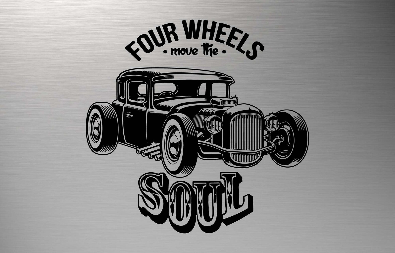 Hot Rod SVG, Vintage Car SVG, Muscle Car Silhouette, Retro Car Svg, Hot ...