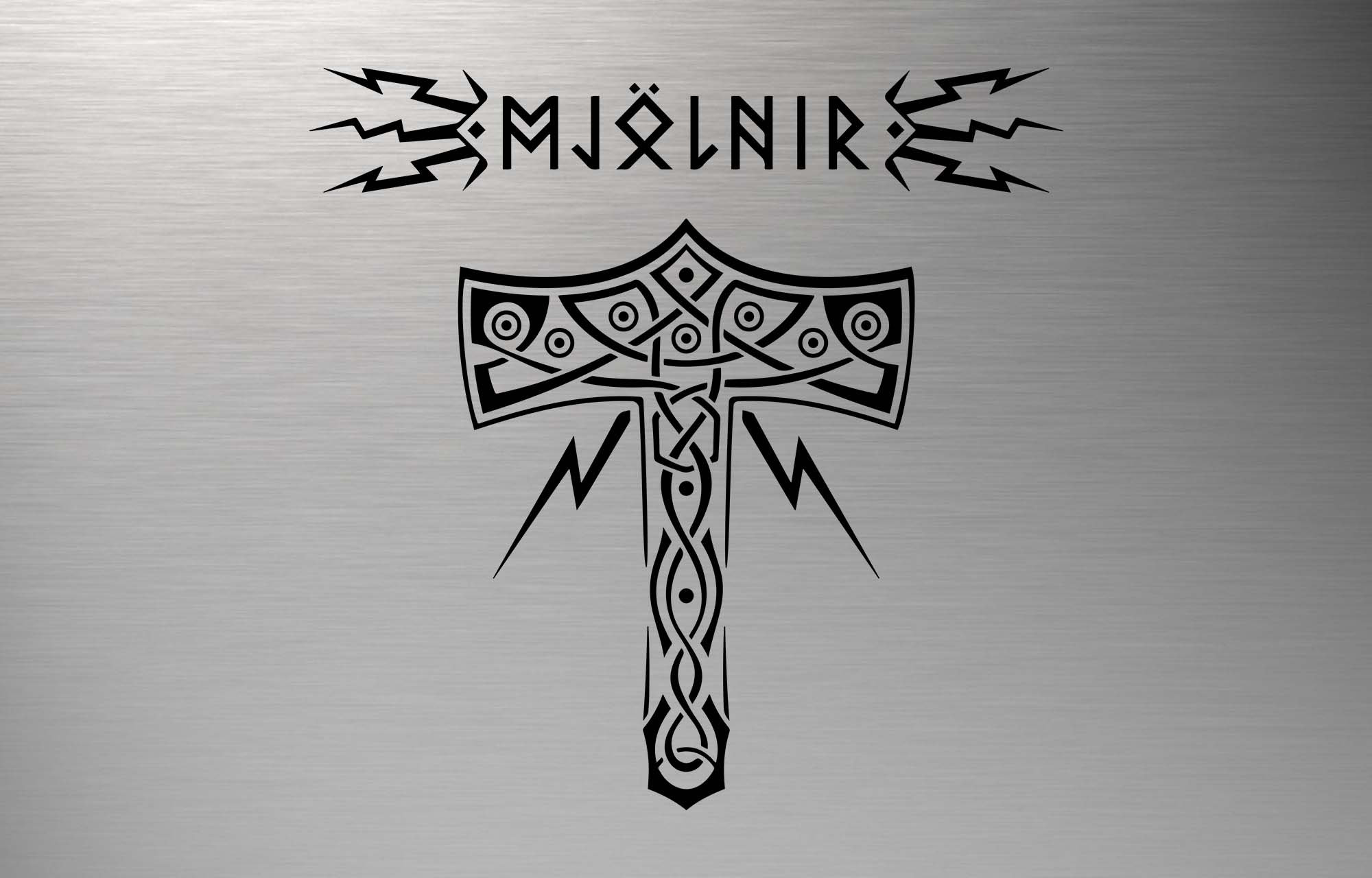 Mjolnir SVG: Thor Hammer, Viking God Vector (digital Files) - Etsy Canada