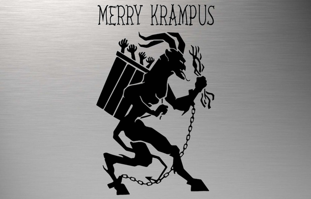 Krampus SVG, Merry Krampus SVG, Svg Files for Cricut, Christmas Monster ...