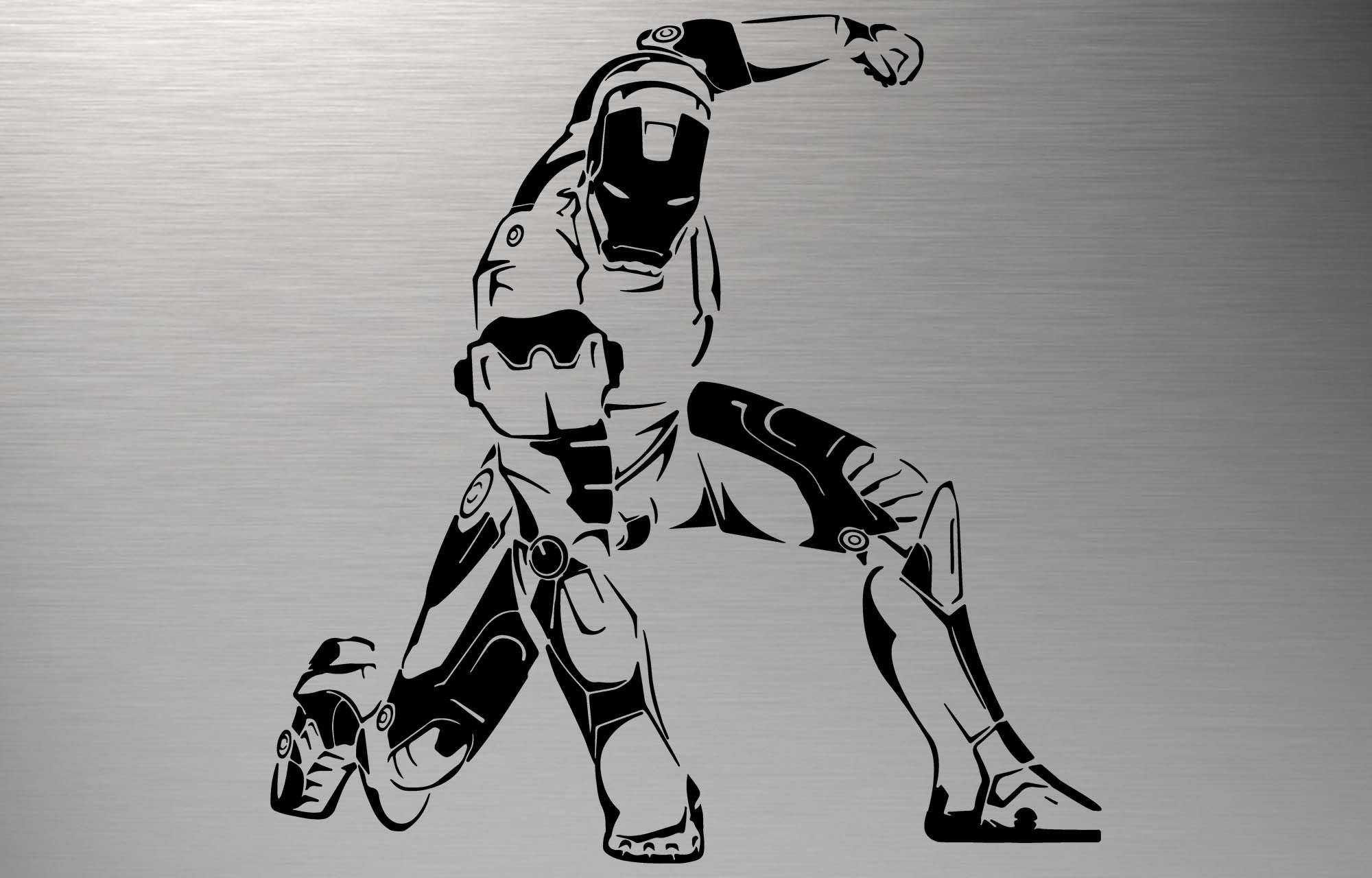 Iron Man SVG IronMan Silhouette Iron Man DXF Iron Man Cut | Etsy