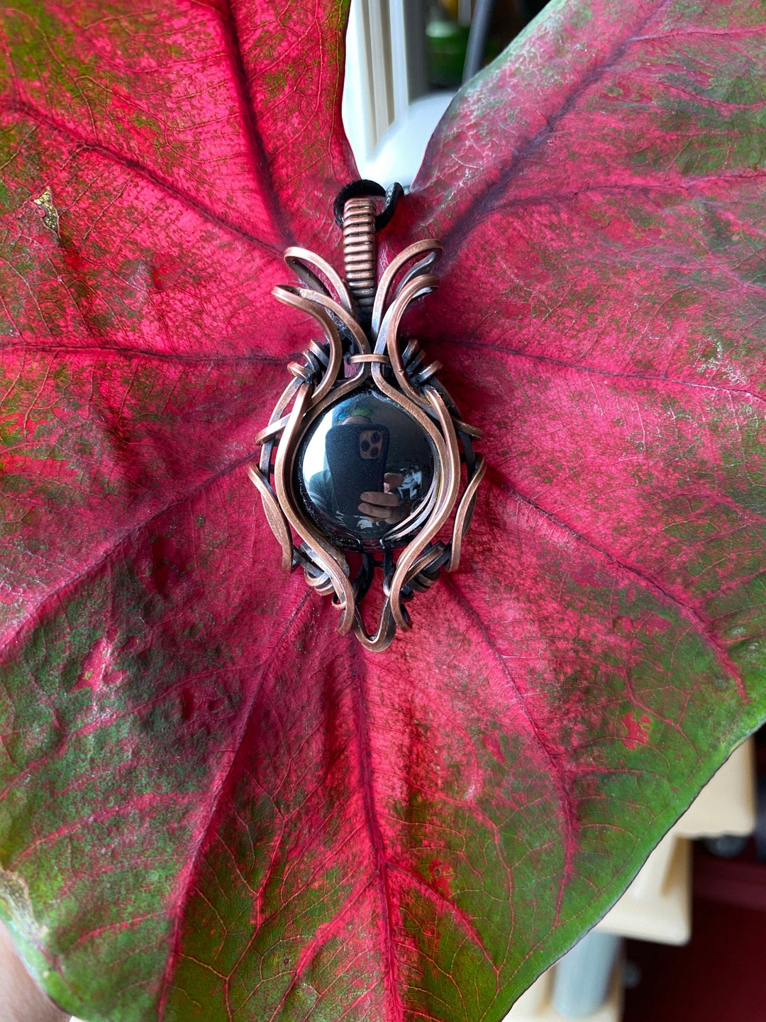 Amulet Hematite Unique, Deep Mirror Grey, Unisex, Vintage, Medieval ...