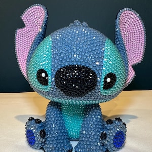 Stitch Rhinestone Piggy Bank - Etsy