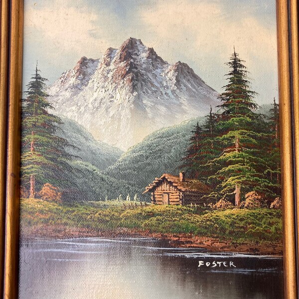 Cabin Painting - Etsy