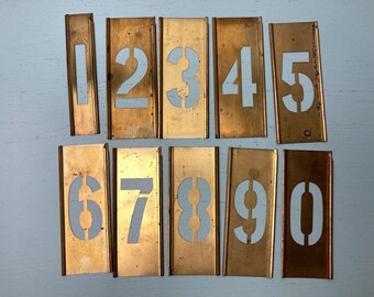 Numbers Stencil Reusable Numbers Stencil Art Stencil DIY - Etsy