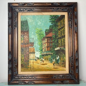 Vintage Lanier Original Streetscape Oil Painting - Etsy