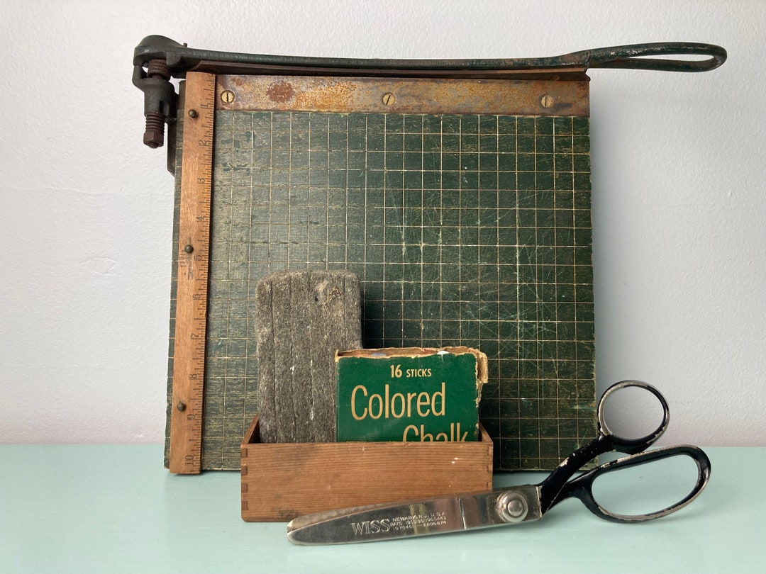 Vintage Tower Paper Cutter Trimming Board - Etsy