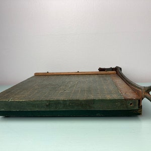 Vintage Tower Paper Cutter Trimming Board - Etsy