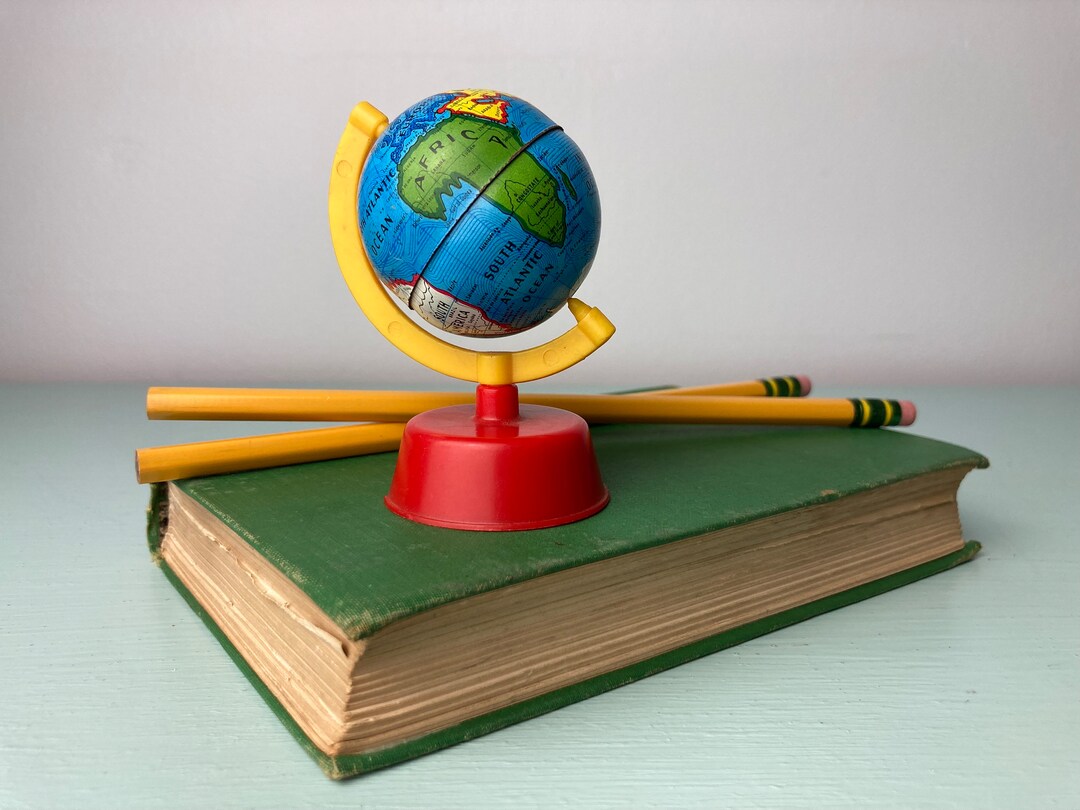 Vintage Globe Pencil Sharpener - Etsy