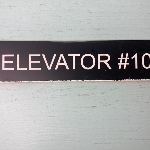 Elevator Sign - Etsy
