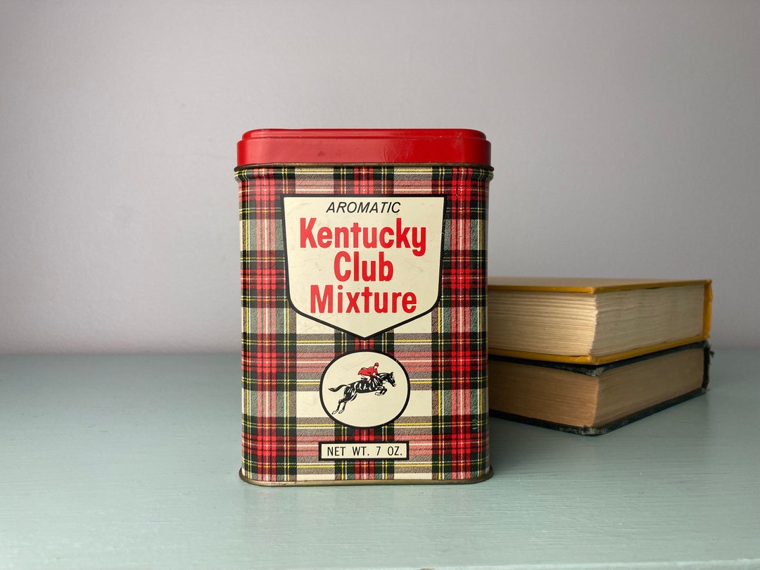 Vintage Kentucky Club Mixture Tin - Etsy