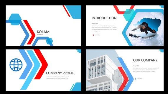 Minimal Design Powerpoint Template - Etsy