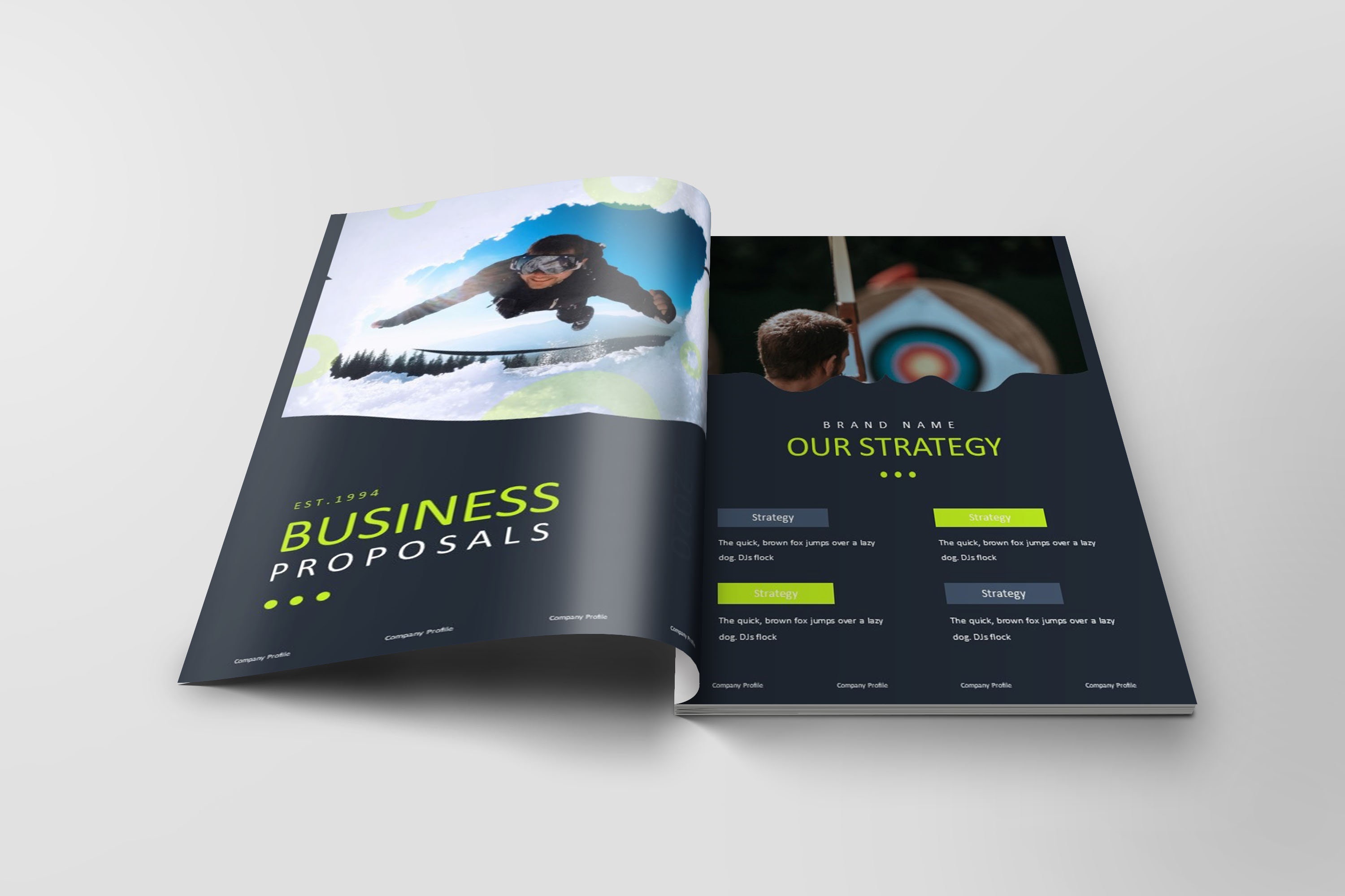 Magazine Style Brochure Template | Magazine Template | Ebook Template ...