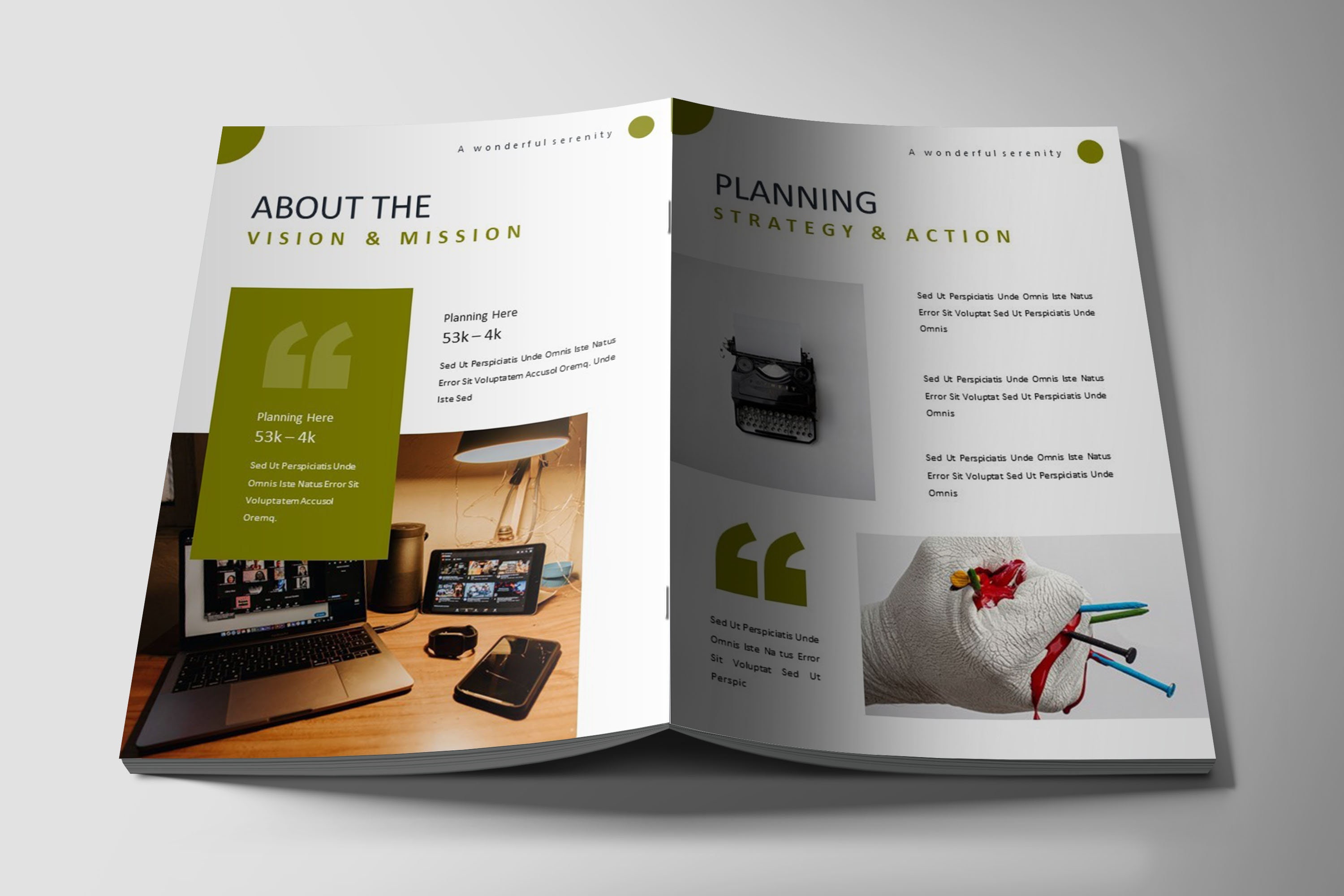 Multipurpose Business Magazine Cover Powerpoint Template - Etsy