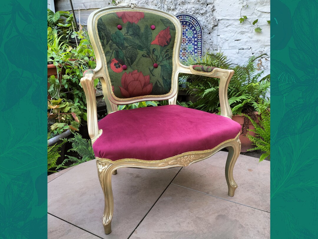 Louis Chair, Reproduction French Chair, Vintage, Retro, Quirky, Unique ...