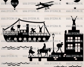 Pakjesboot Svg - Etsy
