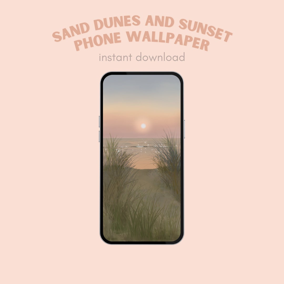 Sand Dunes and Sunset Phone Wallpaper | iPhone Wallpapers | Phone Lock ...
