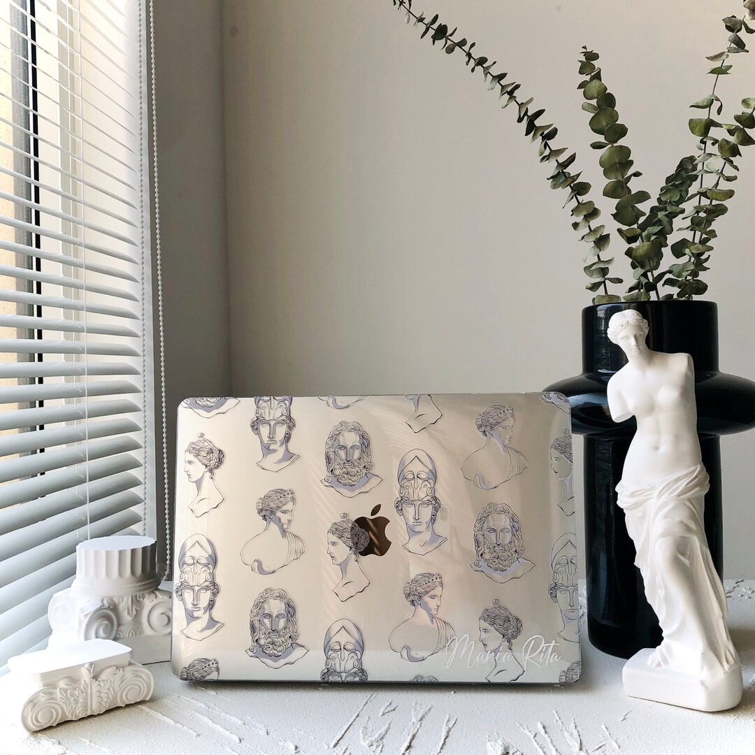 Greek Gods Sculpture Clear MacBook Case, Elegant Matte Case MacBook Air ...