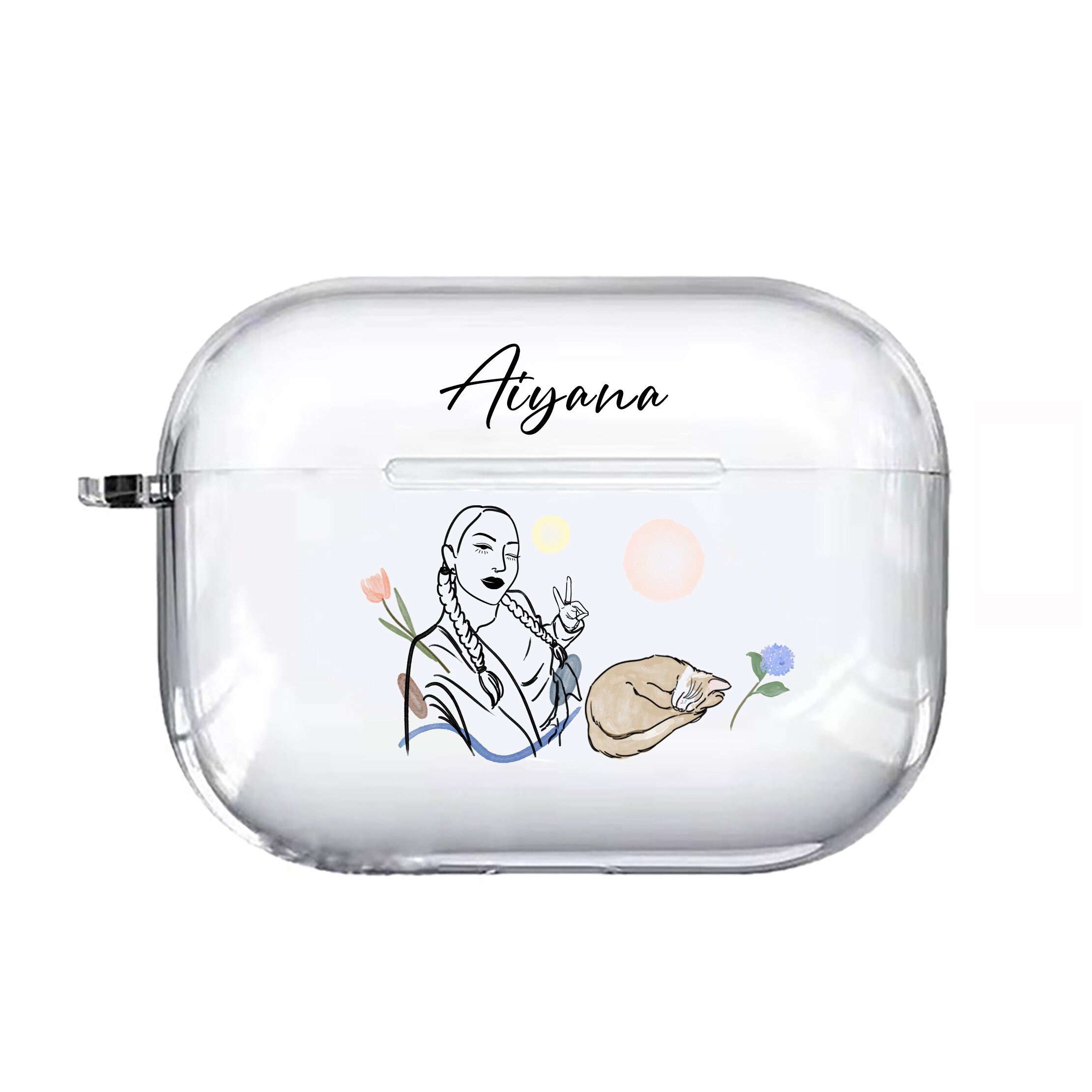 CUSTOM Illustrated Portrait Airpods Case Hand Drawing - Etsy