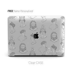 Greek Gods Sculpture Clear MacBook Case, Elegant Matte Case | MacBook ...