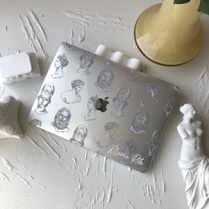 Greek Gods Sculpture Clear MacBook Case, Elegant Matte Case | MacBook ...