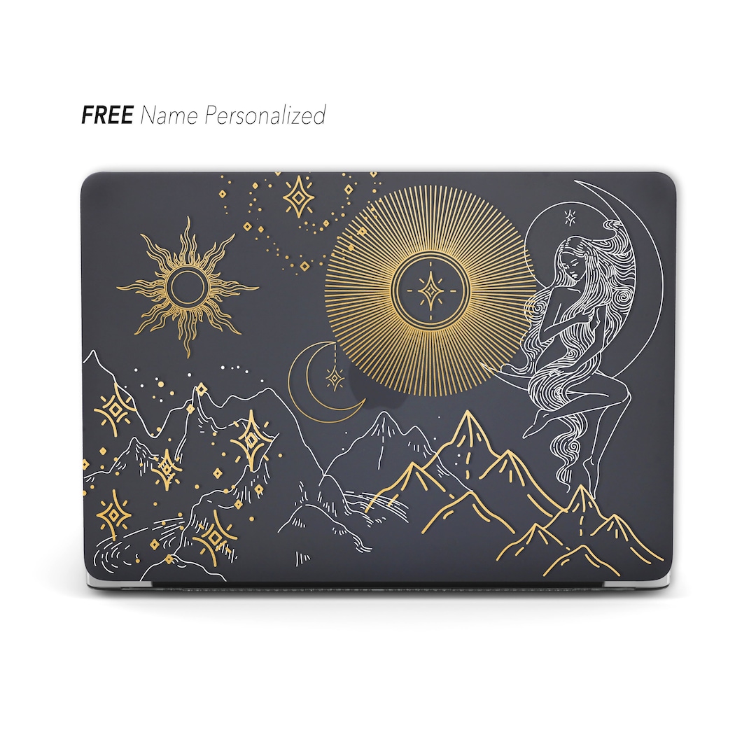 Aesthetic Esoteric Celestial, MacBook Black Matte Case | MacBook Air 13 ...