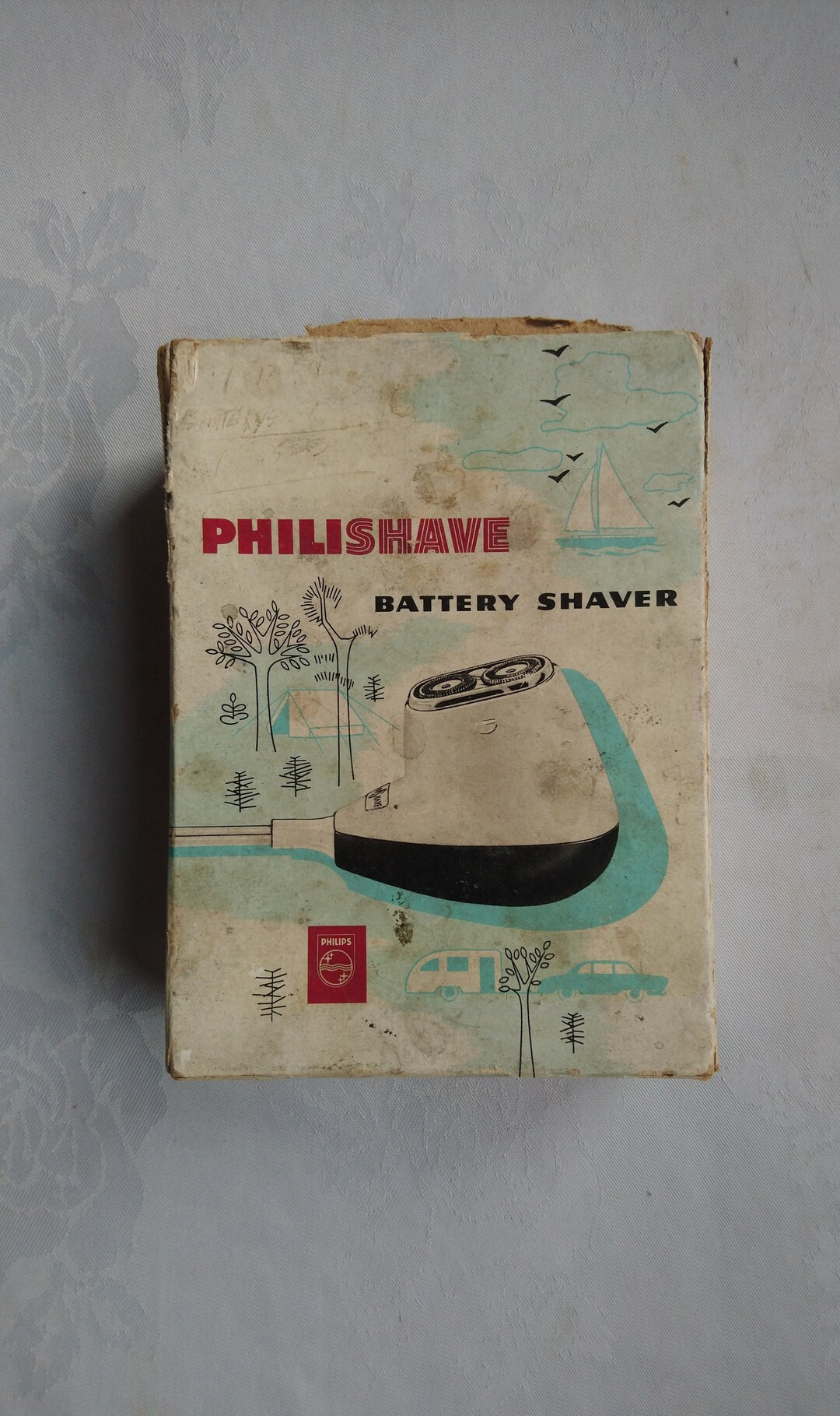 Vintage Philips Philishave Battery Shaver Set,complete Preserved ...