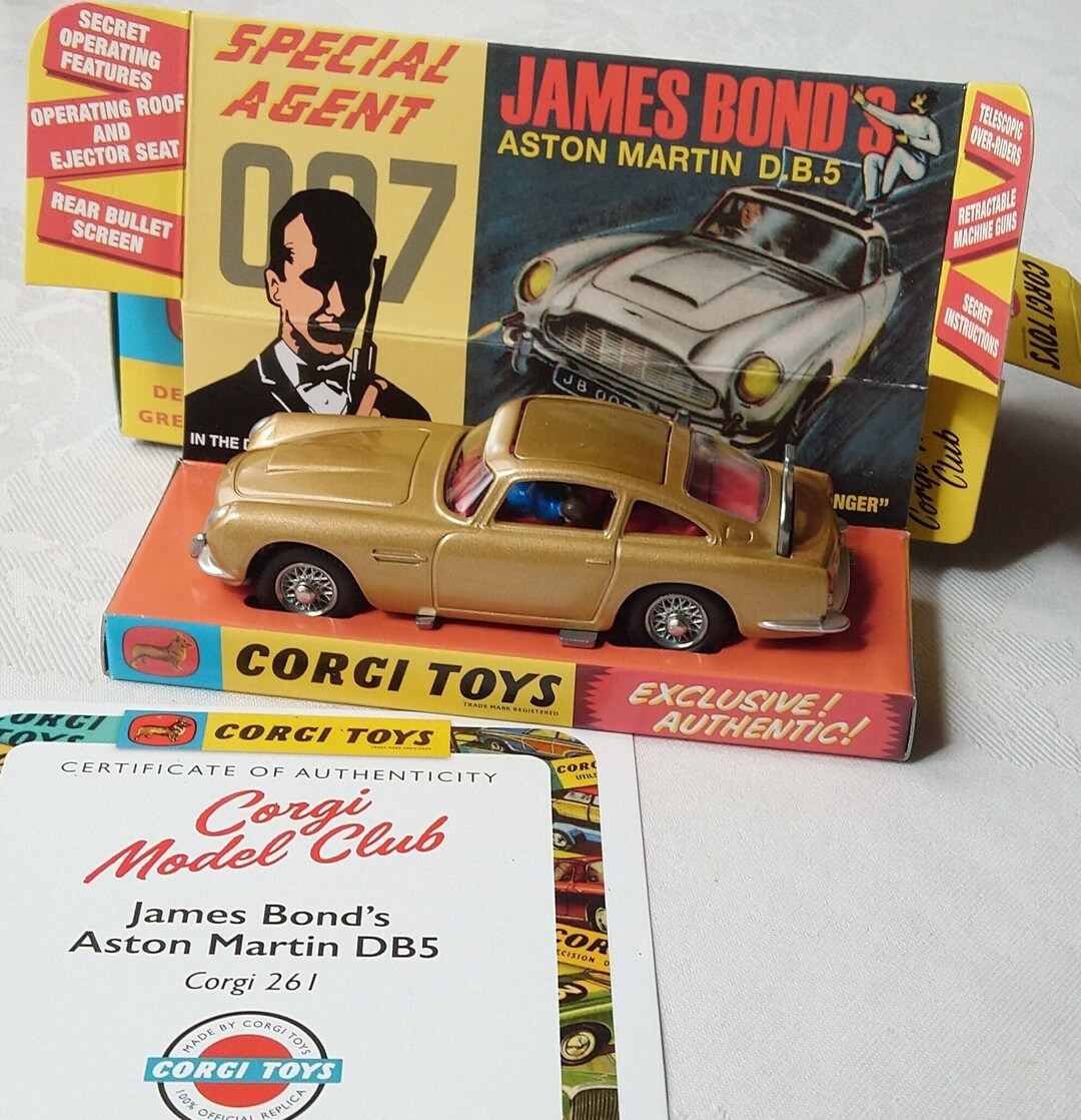 Aston Martin D B 5 Ian Fleming Goldfinger 1/46 Scale Corgi Hornby 2021 ...