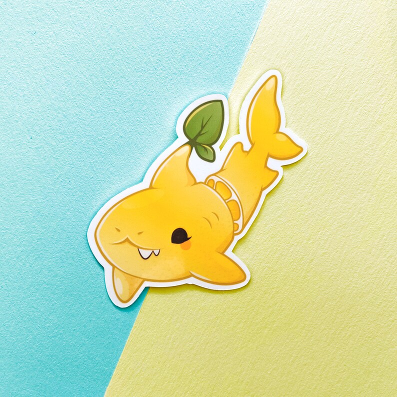 Lemon Shark Sticker | Etsy