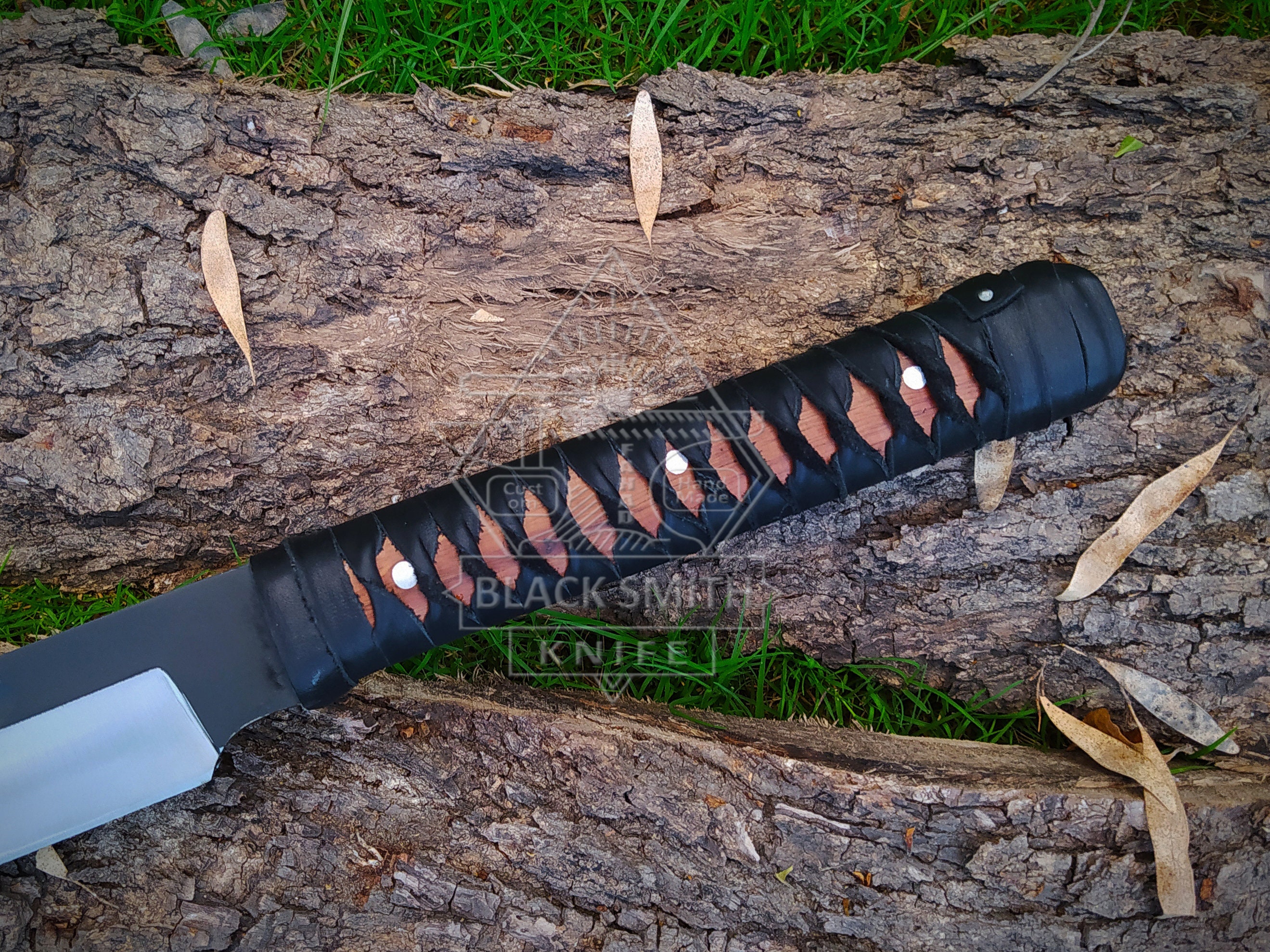 Custom Handmade Katana Sword 30 Inches High Carbon Steel 1095 Hunting ...