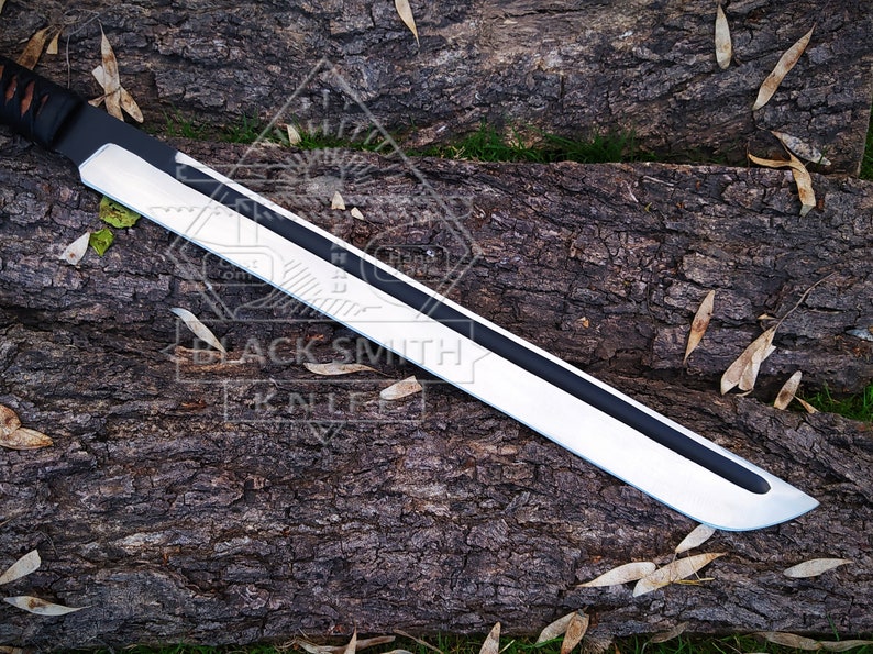 Custom Handmade Katana Sword 30 Inches High Carbon Steel 1095 Hunting ...