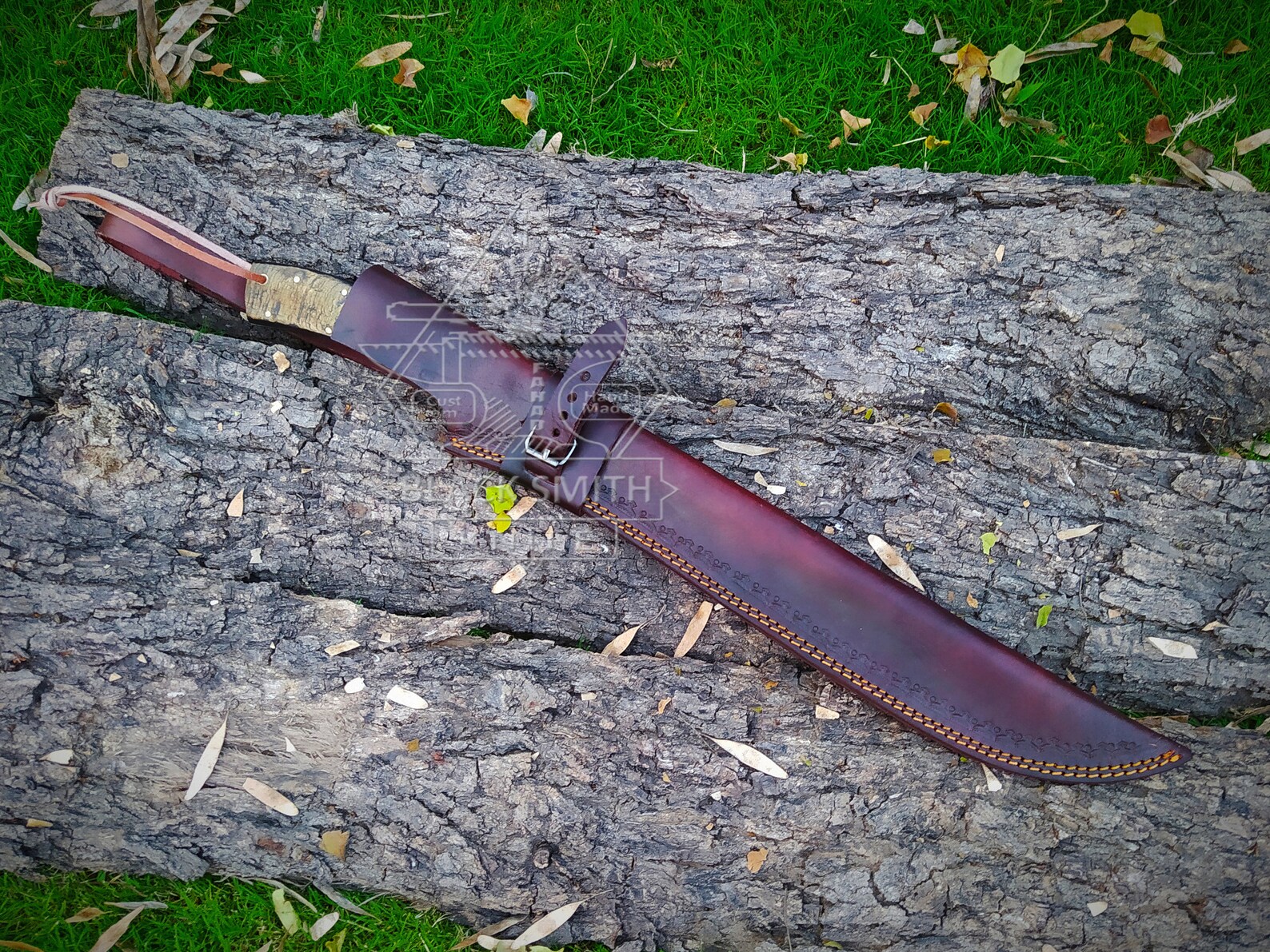 Custom Handmade Machete Sword 26 Inches Damascus Steel Hunting/machete ...