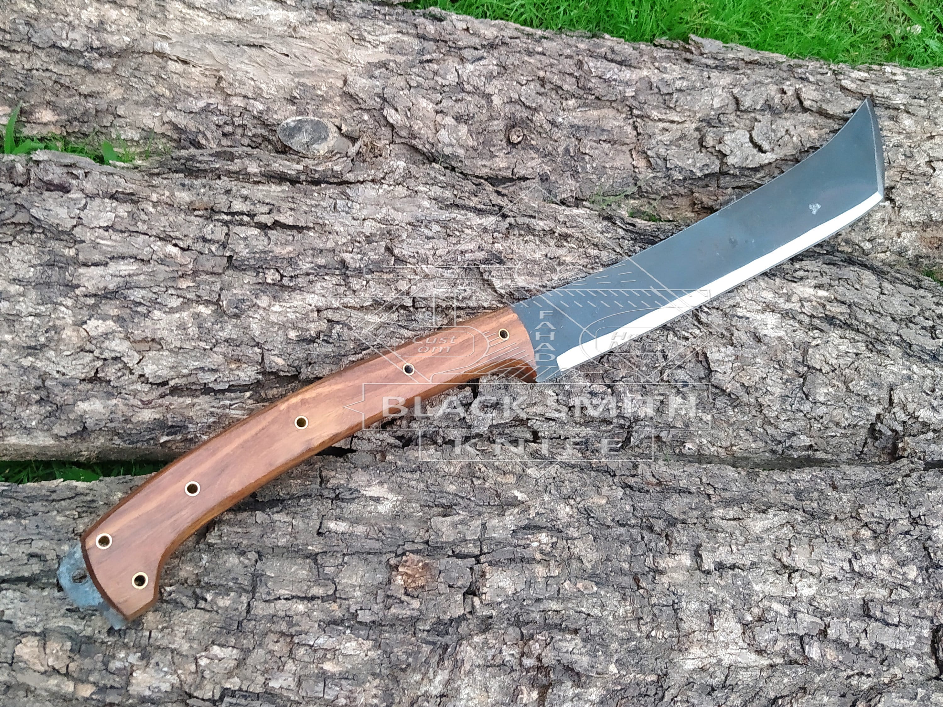 Custom Handmade Machete Sword 25 Inches High Carbon Steel 1095 Hunting ...