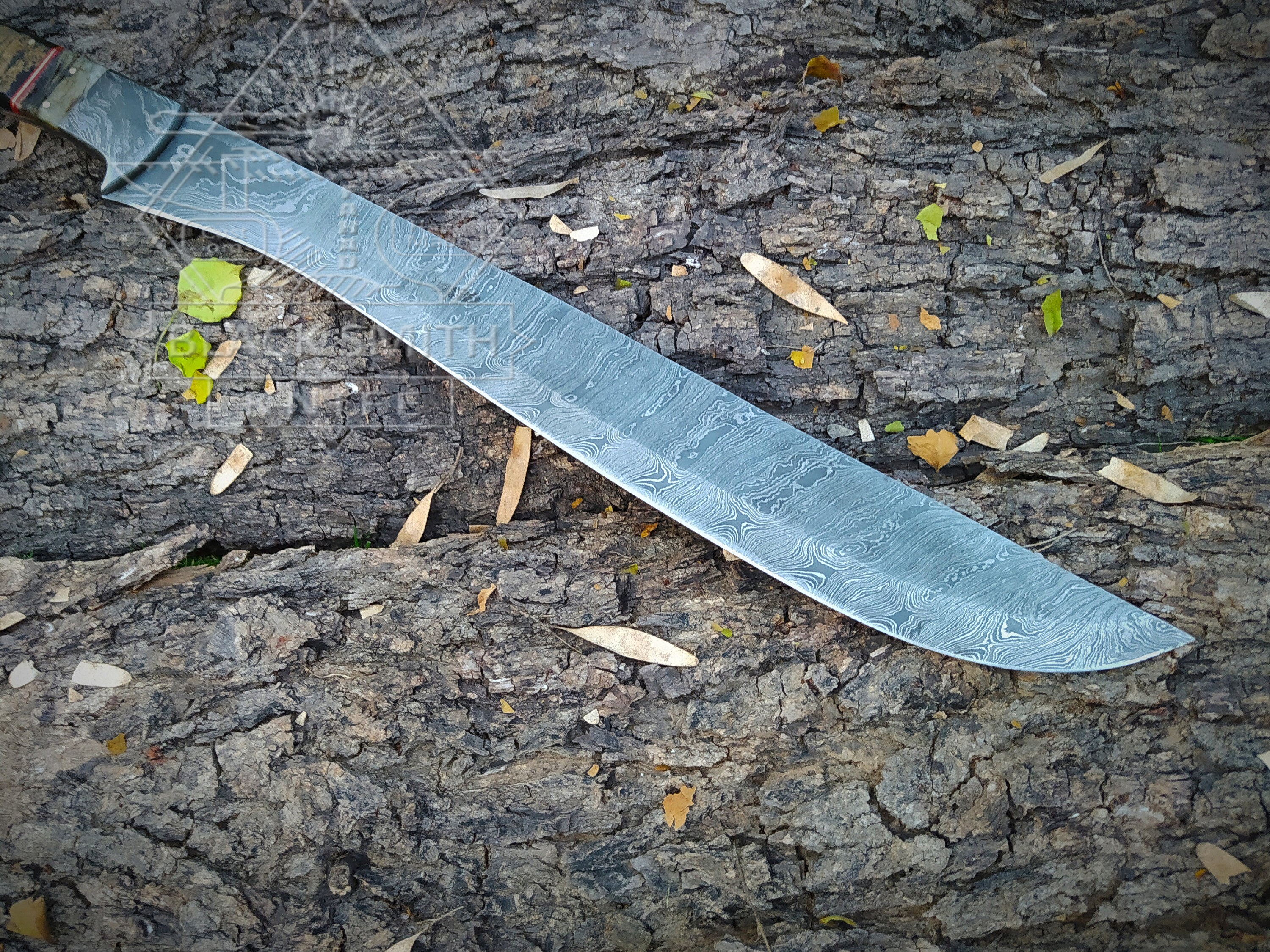 Custom Handmade Machete Sword 26 Inches Damascus Steel Hunting/machete ...