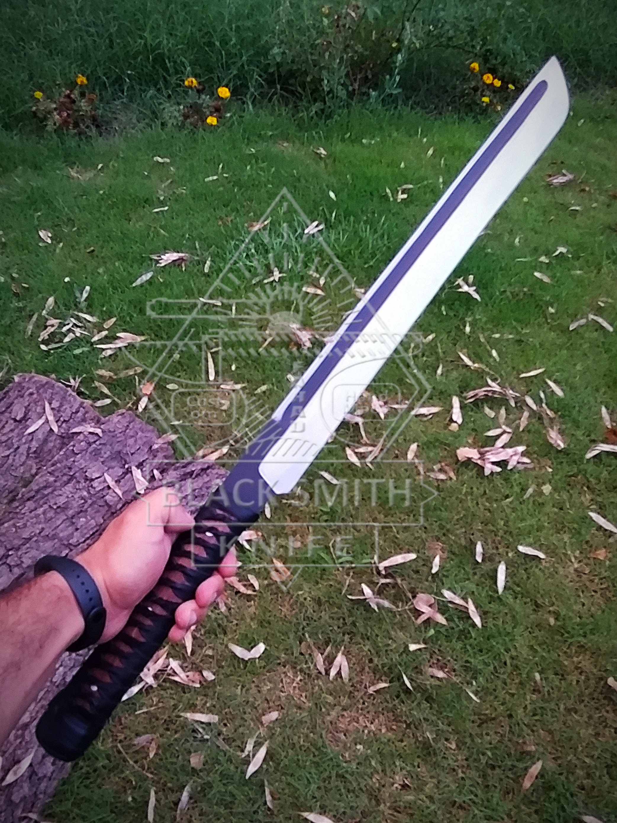 Custom Handmade Katana Sword 30 Inches High Carbon Steel 1095 Hunting ...