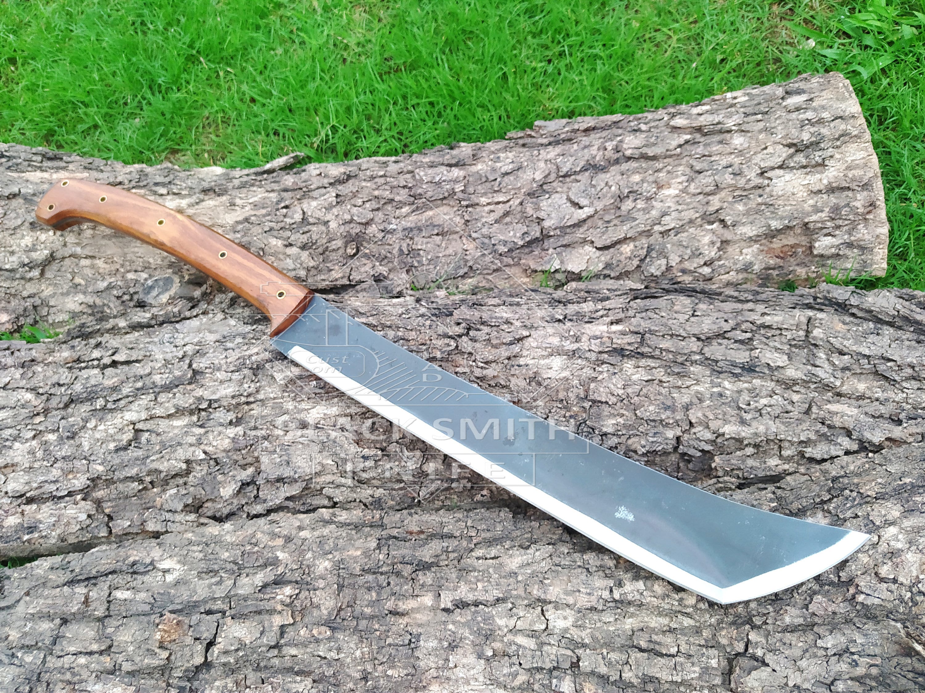 Custom Handmade Machete Sword 25 Inches High Carbon Steel 1095 Hunting ...