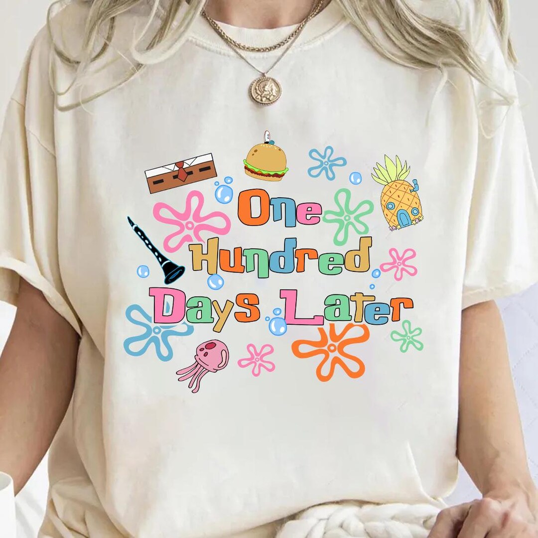 One Hundred Days Later Png, 100 Days of School Shirt Design, 100 Days ...