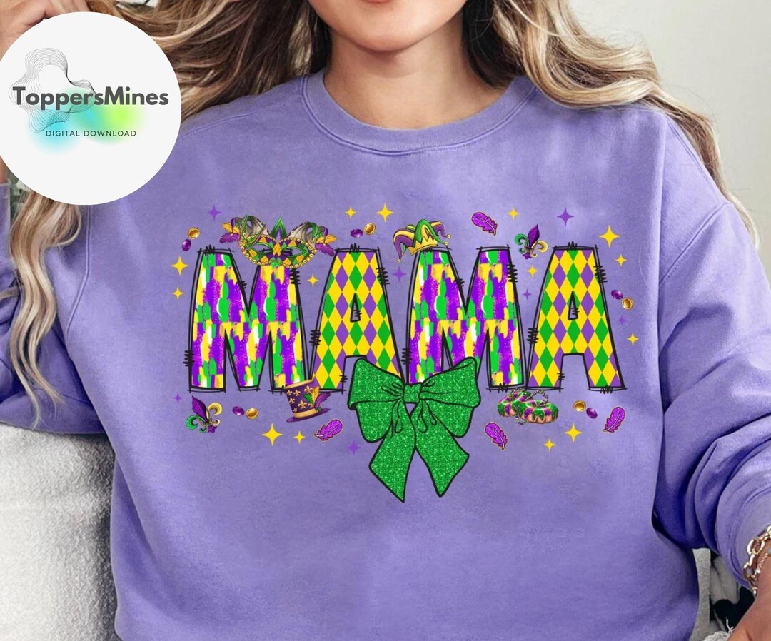 Mama Mardi Gras PNG, Mama Mini Gigi Mardi Gras PNG, Mardi Gras ...