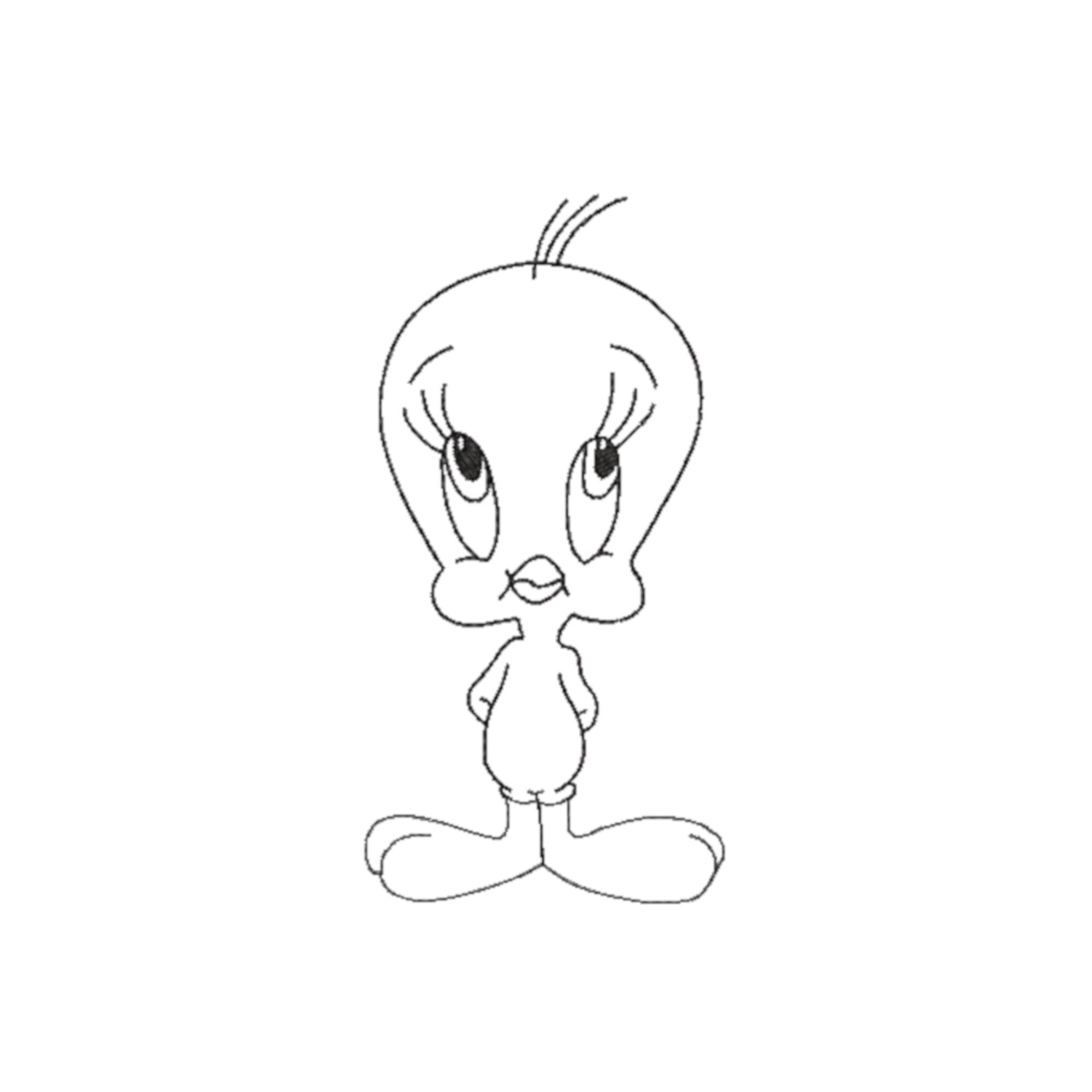 Tweety Bird Black And White