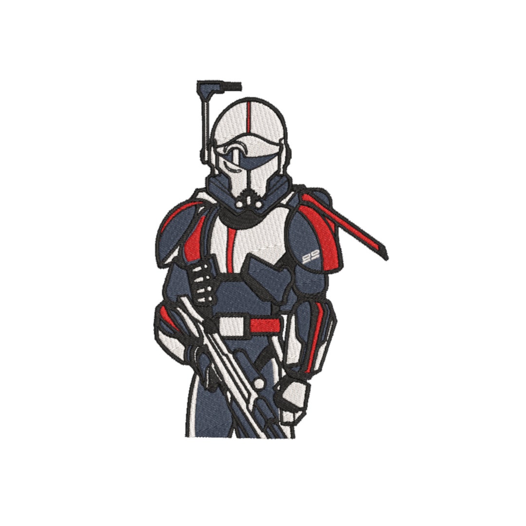 Star Wars Bad Batch Cross-hair Clone Machine Embroidery Design ...