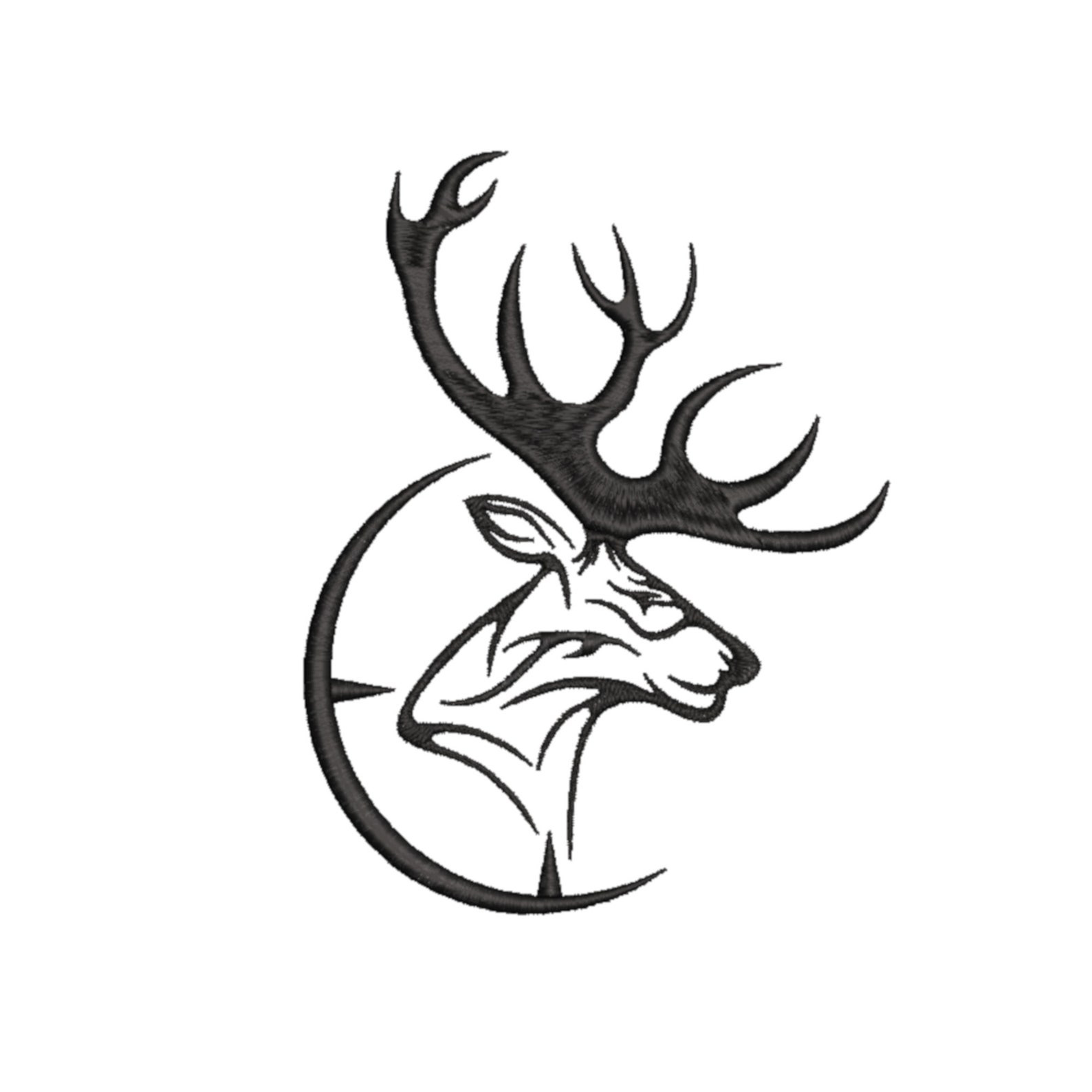 Buck Crosshair Machine Embroidery Design. Multiple Sizes | Etsy