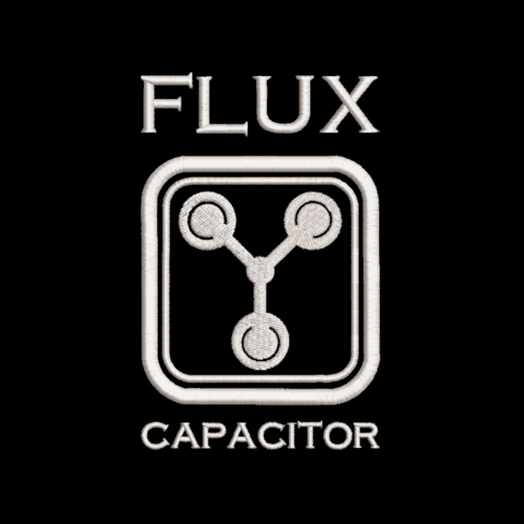 Back to the Future Flux Capacitor Machine Embroidery Design. Multiple ...