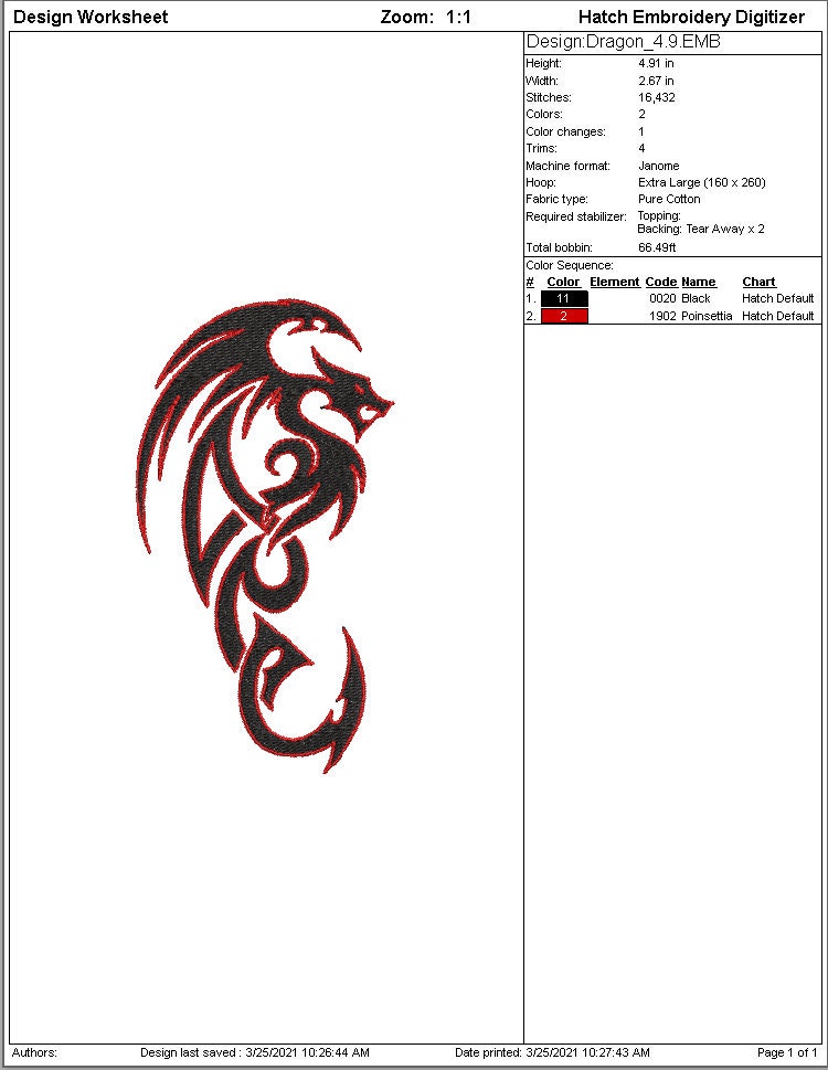 Dragon Machine Embroidery Design. Multiple Sizes | Etsy
