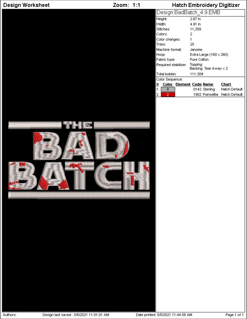 Star Wars Bad Batch Machine Embroidery Design. Multiple Sizes - Etsy