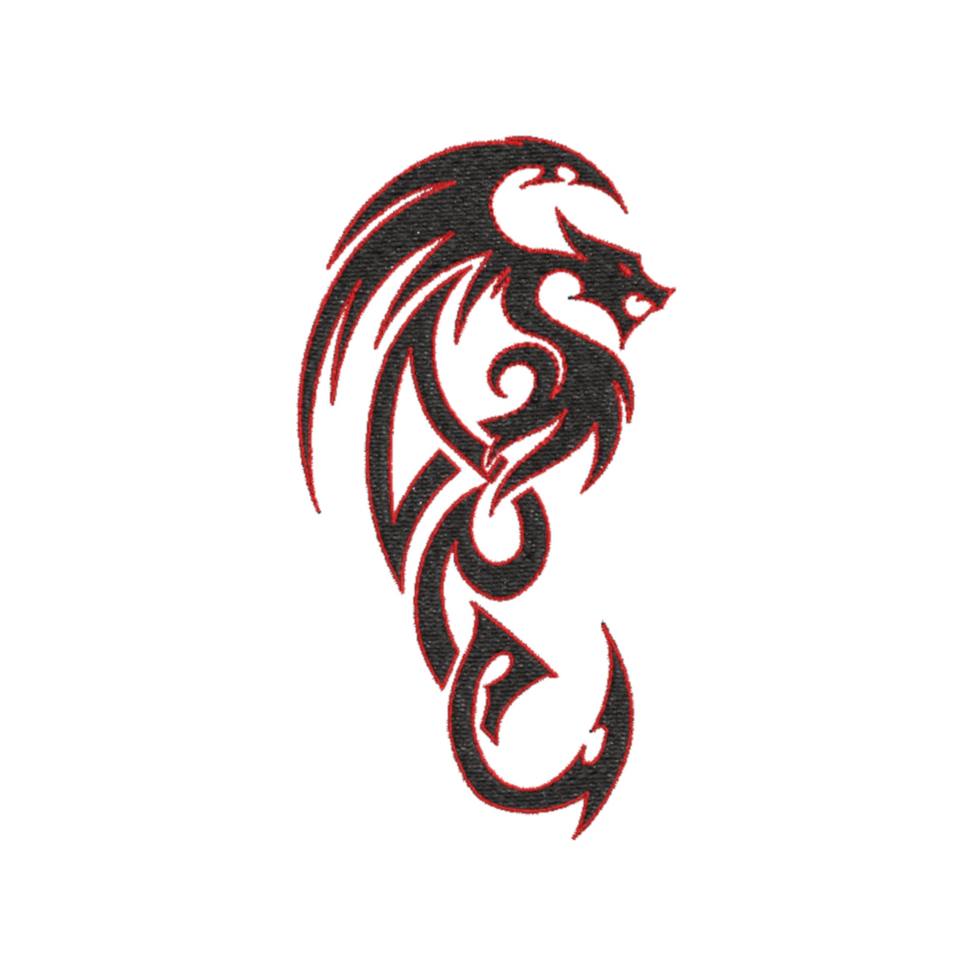 Dragon Machine Embroidery Design. Multiple Sizes | Etsy